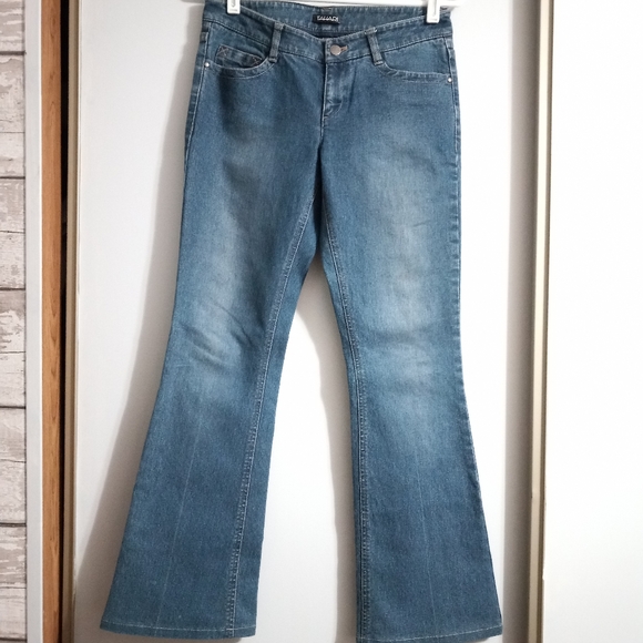 Tahari | Jeans | Tahari 2 Medium Wash Wide Boot Cut Jeans | Poshmark